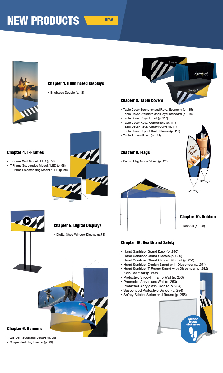 Lancering gloednieuwe catalogus met nieuwe producten - showdowndisplays.eu